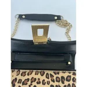 Sondra Roberts | Bags | Sondra Roberts Leopard Print Top Handle ...